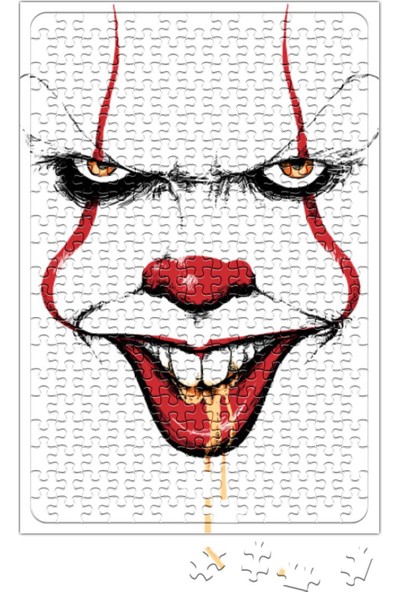 Baskı Dükkanı Pennywise Clown Spittle Puzzle 240 Parça Yapboz Baskı Dükkanı Pennywise Clown Spittle Puzzle 240 Parça Yapboz