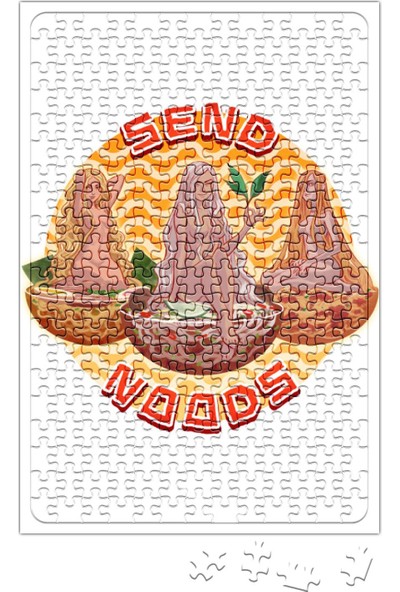 Baskı Dükkanı Noodles Send Noods Puzzle 240 Parça Yapboz Baskı Dükkanı Noodles Send Noods Puzzle 240 Parça Yapboz