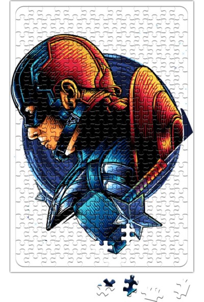Baskı Dükkanı Captain America Puzzle 240 Parça Yapboz Baskı Dükkanı Captain America Puzzle 240 Parça Yapboz