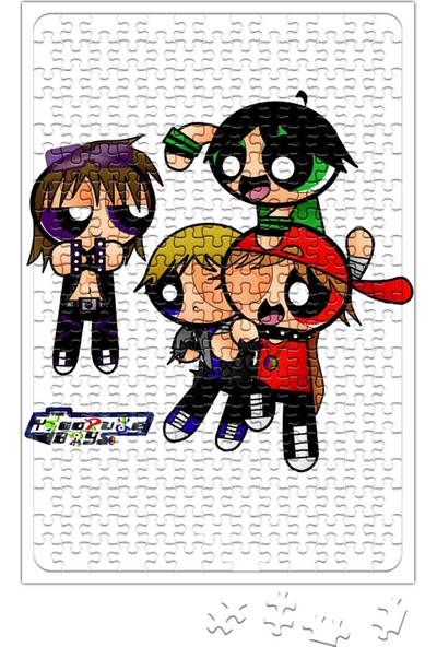 Baskı Dükkanı Powerpuff Girls Puzzle 240 Parça Yapboz