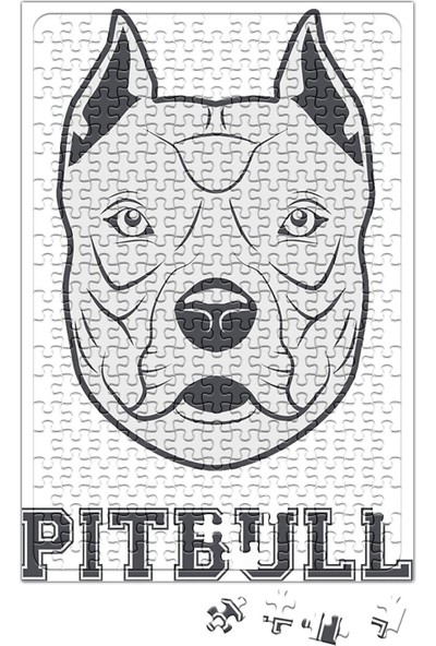 Baskı Dükkanı Pug Köpek Pit Bull Face Pitbull Aşıklar Puzzle 240 Parça Yapboz Baskı Dükkanı Pug Köpek Pit Bull Face Pitbull Aşıklar Puzzle 240 Parça Yapboz