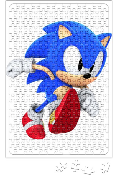 Baskı Dükkanı Sonic Film Puzzle 240 Parça Yapboz