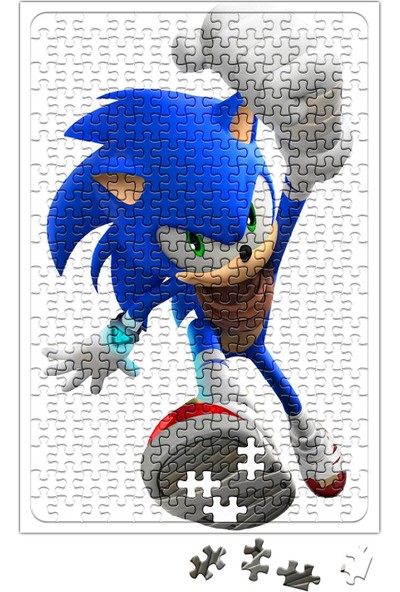 Baskı Dükkanı Sonic Puzzle 240 Parça Yapboz