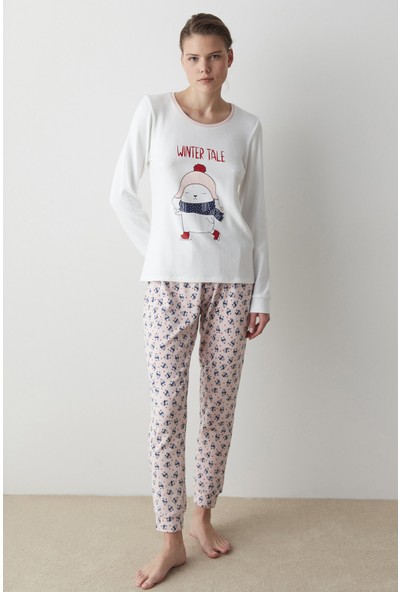 Penti Çok Renkli Winter Tale Termal Pijama Takımı Penti Çok Renkli Winter Tale Termal Pijama Takımı