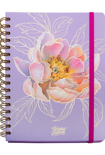 Victoria's Journals Victoria's Journals golden Florals Süresiz Planlayıcı Ajanda 17 x 24 cm Victoria's Journals Victoria's Journals golden Florals Süresiz Planlayıcı Ajanda 17 x 24 cm