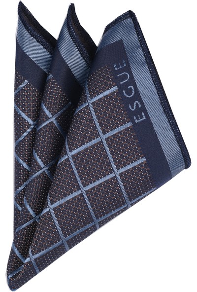 Esgue Desenli Bej Yaka Mendili