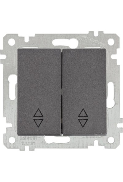 Mutlusan Rita Füme Mek+Tuş Komütatör Vavien (Vidalı) Mutlusan Rita Füme Mek+Tuş Komütatör Vavien (Vidalı)