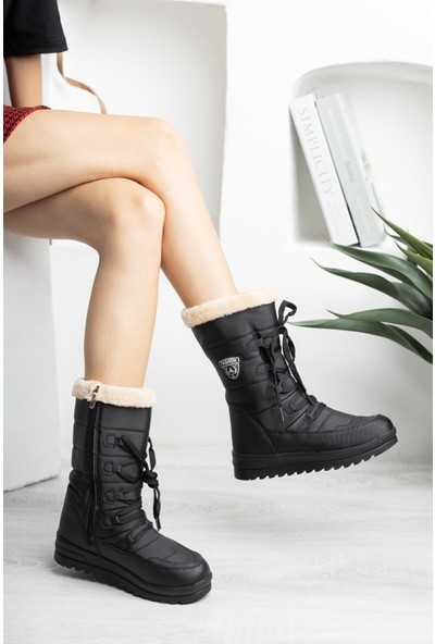 Morenica Kadın Siyah Kar Botu