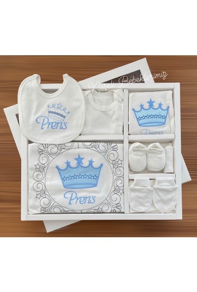 Misimosi Baby Misimosi 10 Parça Prens Nakışlı Hastane Çıkışı