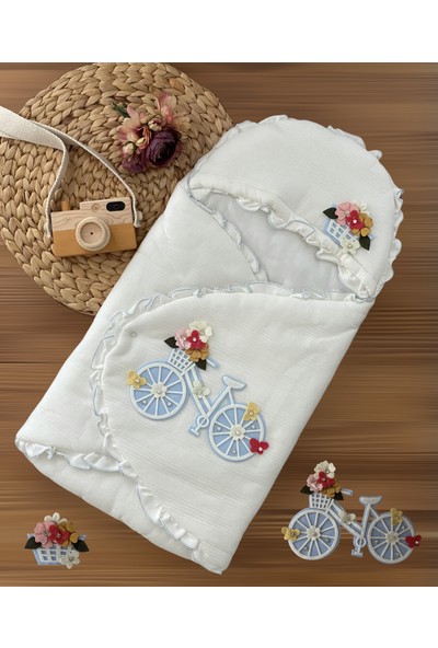 Mini Chics Lüks Bisiklet Kabartmalı Erkek Kundak Ana Kucağı Mini Chics Lüks Bisiklet Kabartmalı Erkek Kundak Ana Kucağı