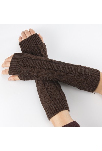 Nesel Kore Dizayn Örgü Parmaksız Eldiven