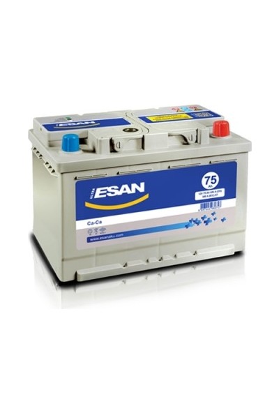 Esan Akü L3 12V 75 Amper Tam Kapalı Bakımsız Akü S L3 Esan Akü L3 12V 75 Amper Tam Kapalı Bakımsız Akü S L3
