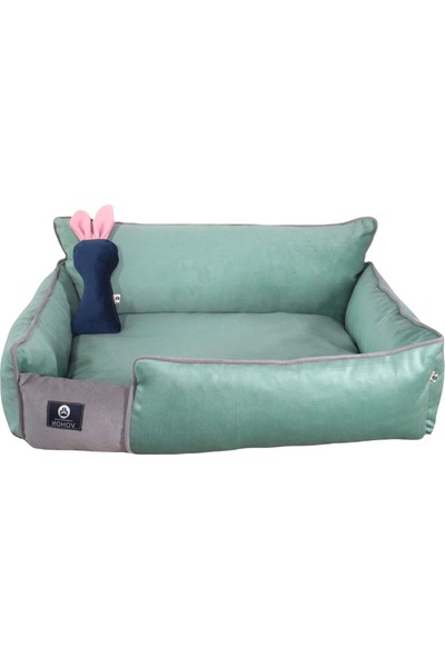 Nohov  Lux Seri İç Mekan Fermuarlı Yıkanabilir Kedi ve Köpek Yatağı Turkuaz M Nohov  Lux Seri İç Mekan Fermuarlı Yıkanabilir Kedi ve Köpek Yatağı Turkuaz M