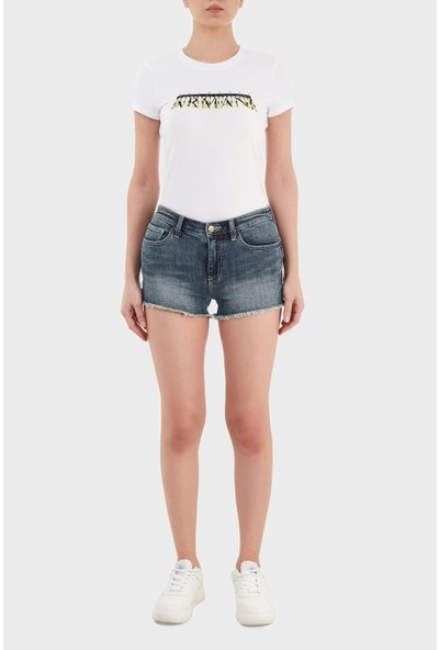Armani Exchange Pamuklu Jean Short Bayan Short 3KYJ59 Y1QEZ 1500