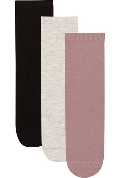Penti Çok Renkli Kız Çocuk Cutie Hearts 3lü Soket Çorap