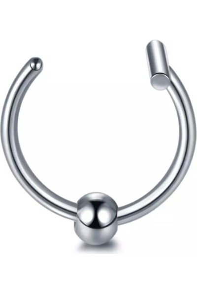 Takıconcept Deliksiz Fake Çelik Halka Toplu Sıkıştırmalı Dudak Piercing Takıconcept Deliksiz Fake Çelik Halka Toplu Sıkıştırmalı Dudak Piercing