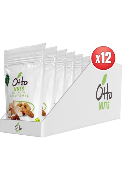 Otto Nuts Çiğ Karışık Kuruyemiş 12 x 50 G Otto Nuts Çiğ Karışık Kuruyemiş 12 x 50 G