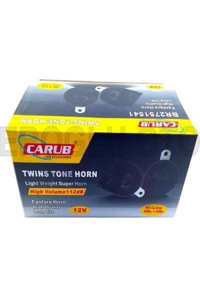 Carub Dadat Korna Araba Kornası Oto Korna Yüksek 12V Carub Dadat Korna Araba Kornası Oto Korna Yüksek 12V