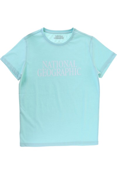National Geographic Kadın Bisiklet YakaMint T-Shirt