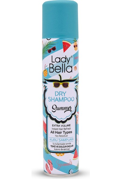 Lady Bella Kuru Şampuan Summer 200 ml