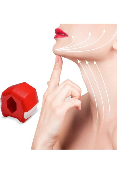 Mbois Kullanımı Kolay Çene Çizgisi Güçlendirici Jawline Egzersiz Topu (Kırmızı) Mbois Kullanımı Kolay Çene Çizgisi Güçlendirici Jawline Egzersiz Topu (Kırmızı)