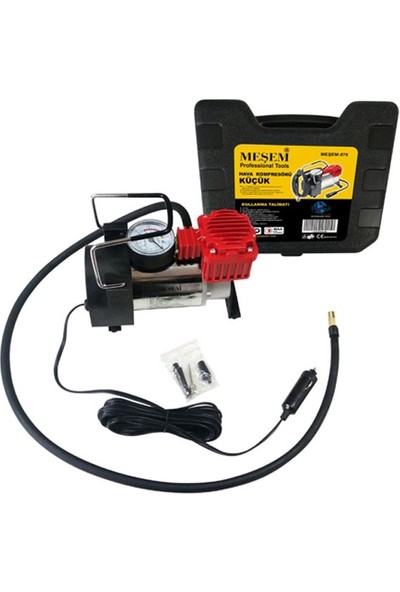Meşem MEŞEM-575 12 Volt Çakmaklık Girişli Araç Kompresörü Lastik Şişirme Pompası Meşem MEŞEM-575 12 Volt Çakmaklık Girişli Araç Kompresörü Lastik Şişirme Pompası