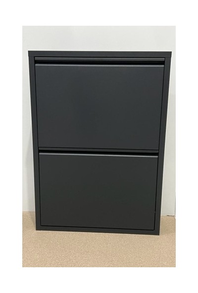 Adek Metal Grup 2'li Antrasit Metal Ayakkabılık