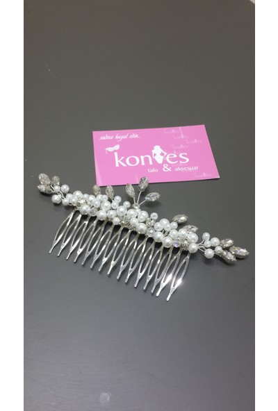 Kontes Gelin Tacı Saç Aksesuarı Kontes Gelin Tacı Saç Aksesuarı