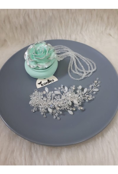 Kontes Gelin Tacı Saç Aksesuarı Kontes Gelin Tacı Saç Aksesuarı