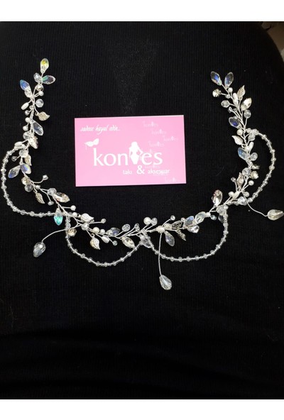 Kontes Gelin Tacı Saç Aksesuarı Kontes Gelin Tacı Saç Aksesuarı