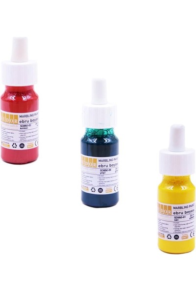 Südor Ebru Boyası 25 ml x 3'lü