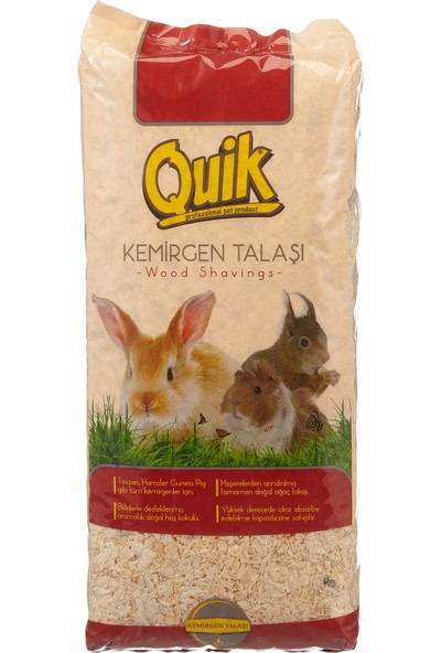 Quik Kemirgen Talaşı 15 Lt (Tavşan-Hamster-Ginepig)