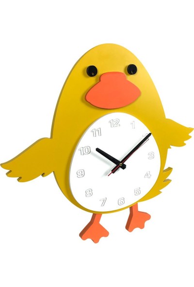 Gaga Wood Çocuk Odası Duvar Saati Civciv