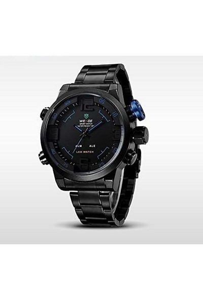 Weide Analog LED Dijital Spor Çelik Kordon Erkek Kol Saati WH2309B-4C