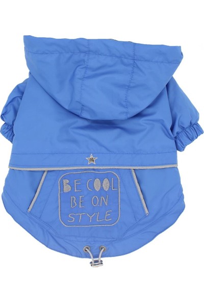Pawstar Mavi Be Cool Nakışlı Kedi Köpek Mont Kedi Köpek Kıyafeti Pawstar Mavi Be Cool Nakışlı Kedi Köpek Mont Kedi Köpek Kıyafeti