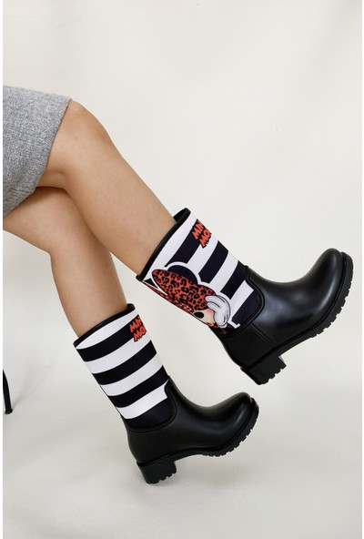 Bakac Store Kadın Micky Mouse Çizgi Desenli Yağmur Çizmesi Bakac Store Kadın Micky Mouse Çizgi Desenli Yağmur Çizmesi