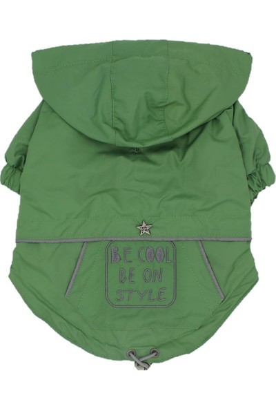 Pawstar Yeşil Be Cool Nakışlı Kedi Köpek Mont Kedi Köpek Kıyafeti Pawstar Yeşil Be Cool Nakışlı Kedi Köpek Mont Kedi Köpek Kıyafeti