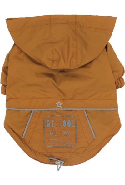 Pawstar Taba Be Cool Nakışlı Kedi Köpek Mont Kedi Köpek Kıyafeti Pawstar Taba Be Cool Nakışlı Kedi Köpek Mont Kedi Köpek Kıyafeti