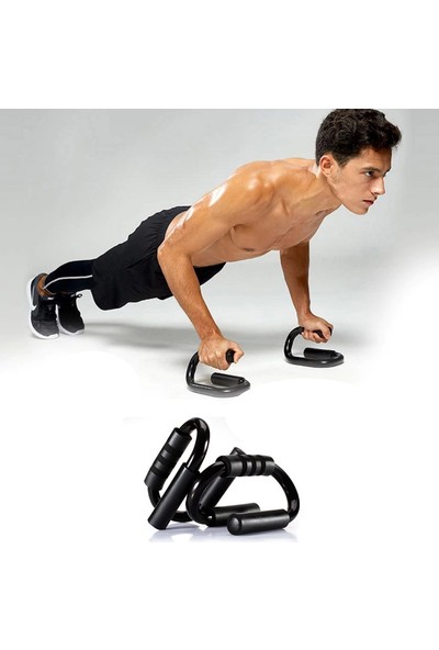 Buffer Reliesstore Buffer S Şekli Push Up Standı Alüminyum Şınav Aleti Spor Aracı Fitness Göğüs Egzersiz Ekipmanları