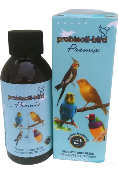 Organik Probiacti.bird Sıvı Aktif & Canlı Probiyotik 100 ml Organik Probiacti.bird Sıvı Aktif & Canlı Probiyotik 100 ml