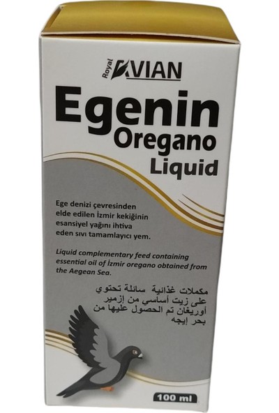Royal İlaç Egenin Oregano 100 ml Tüm Kuşlarda Doğal Koruyucu Royal İlaç Egenin Oregano 100 ml Tüm Kuşlarda Doğal Koruyucu