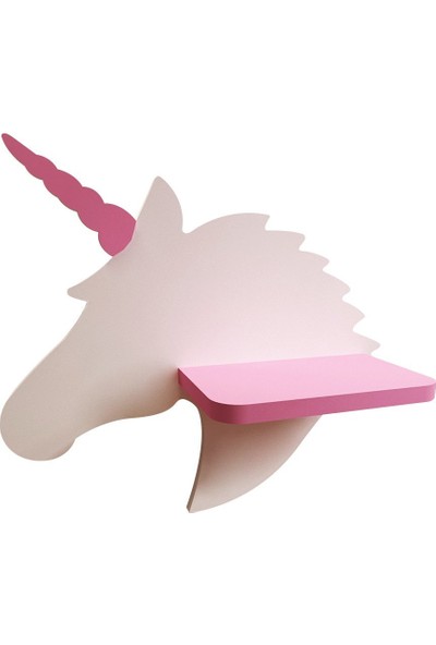 Gaga Wood Çocuk Odası Duvar Rafı - Ahşap - Unicorn Gaga Wood Çocuk Odası Duvar Rafı - Ahşap - Unicorn