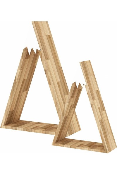 Gaga Wood Çocuk Odası Duvar Rafı - Ahşap - Dağ Gaga Wood Çocuk Odası Duvar Rafı - Ahşap - Dağ