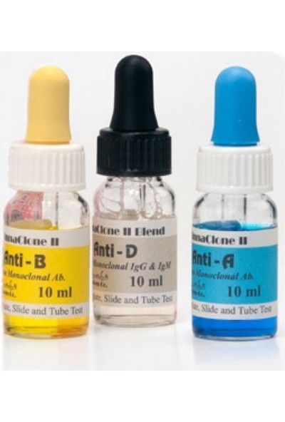 Okul Store Kan Grubu Test Kiti Anti A-B-D 200 Test Okul Store Kan Grubu Test Kiti Anti A-B-D 200 Test