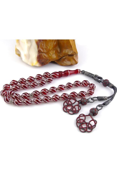 Tesbih Rüyası Gümüş Çeşmi-Bülbül Işlemeli Kehribar Tesbih Tesbih Rüyası Gümüş Çeşmi-Bülbül Işlemeli Kehribar Tesbih