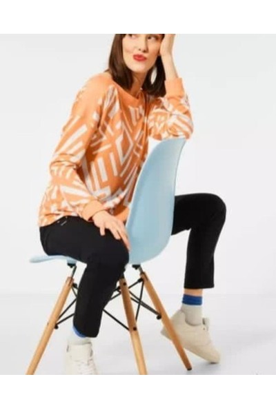 Ms. Turunç Kayık Yaka Sweat