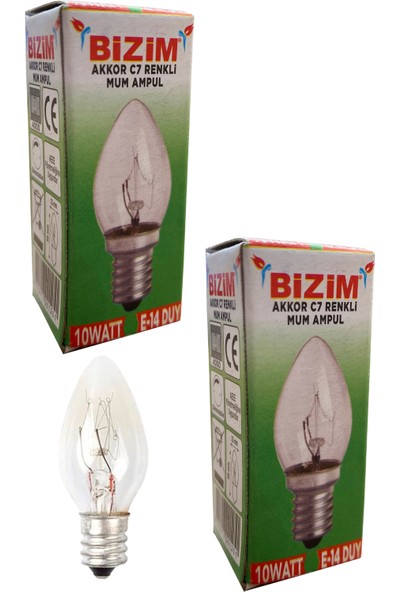 Bizim 2 Adet Ankastre Davlumbaz Aspiratör Ampulü 10 Waat E14 Duy Bizim 2 Adet Ankastre Davlumbaz Aspiratör Ampulü 10 Waat E14 Duy