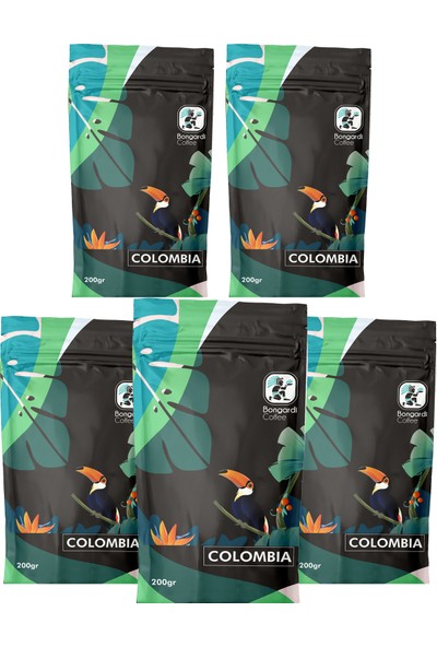 Bongardi Coffeecolombia Yöresel Filtre Kahve 4'lü 250 gr