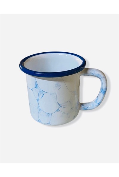 Bidoluraf Mavi Emaye Küçük Kupa 250ML Bidoluraf Mavi Emaye Küçük Kupa 250ML
