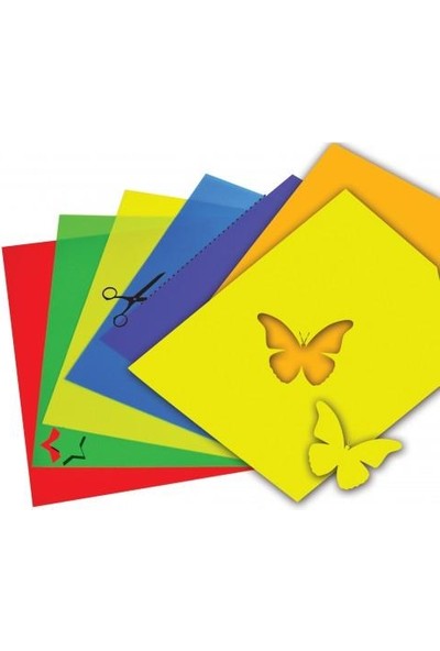 Abka A4 Plastik El İşi Kağıdı 10 Renk